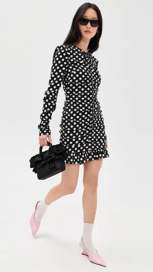 Essentiel Antwerp Ruched Mini Dress