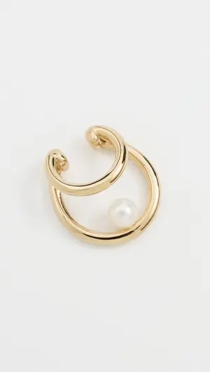 OTIUMBERG Double Pearl Ear Cuff
