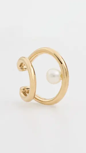 OTIUMBERG Double Pearl Ear Cuff