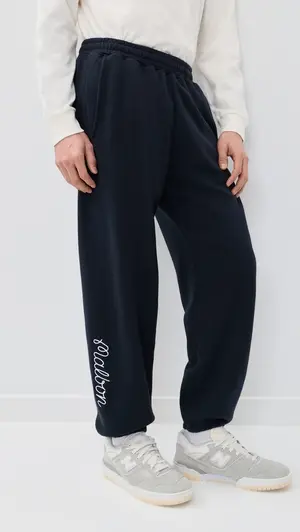 MALBON Clubhouse Sweatpants - Navy
