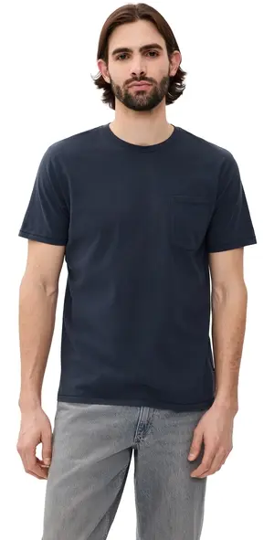 Rag & Bone Garment Dye Classic Pocket Tee - Sal