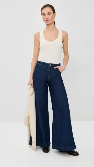 TWP Ribbed Silk Cotton Tank