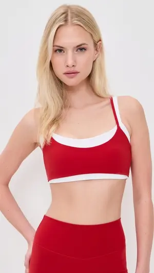 FORM Layered Bra - Cherry