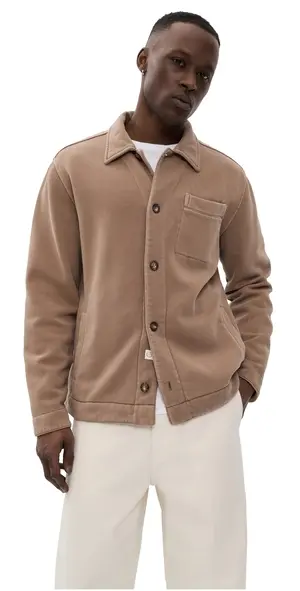 Marine Layer Cloud 9 Fleece Jacket - Woodsmoke