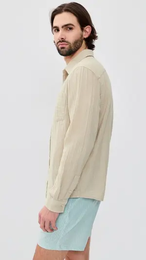 FAIR HARBOR Oceanfront Shirt - Shell