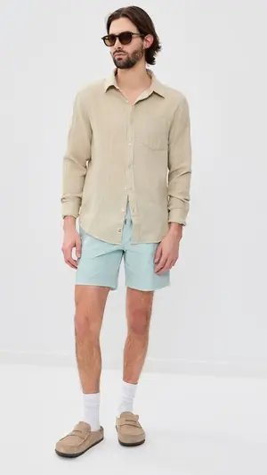 FAIR HARBOR Oceanfront Shirt - Shell