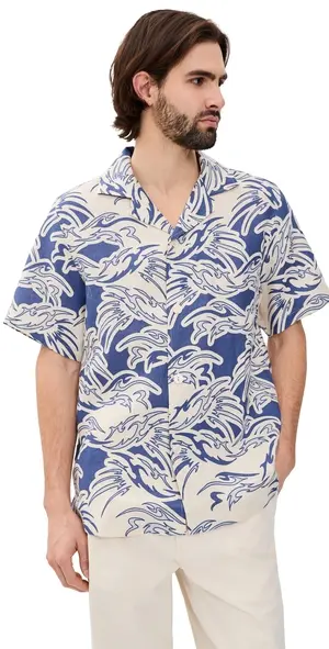 Oas Rogue Cuba Shirt - Blue