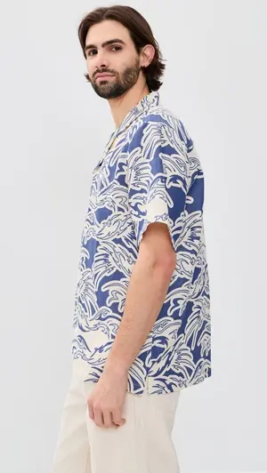 Oas Rogue Cuba Shirt - Blue
