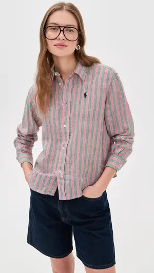 Polo Ralph Lauren Long Sleeve Linen Button-down