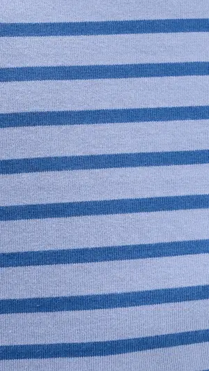 Polo Ralph Lauren Jersey Crop Mariner Long Sleeve Pullover - East Blue/liberty