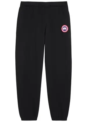 Canada Goose Rover Logo Cotton Sweatpants - Black