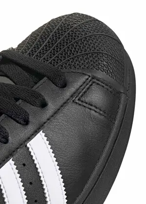 Adidas Superstar Ii Leather Sneakers - Black
