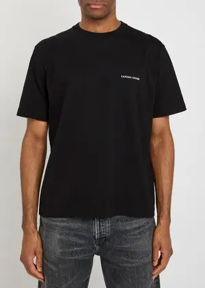 Canada Goose Novo Graphic Print Cotton T-shirt - Black