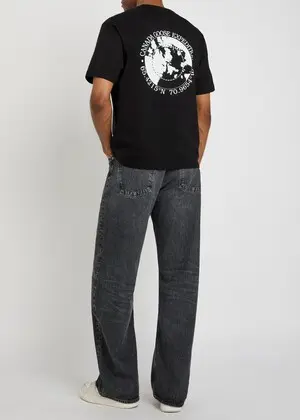 Canada Goose Novo Graphic Print Cotton T-shirt - Black