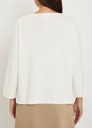 Max Mara Locusta Stretch-cotton Jumper - White