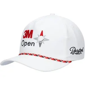 BARSTOOL GOLF 3m Open Rope Snapback Hat - White