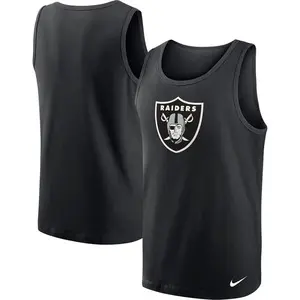 Nike Las Vegas Raiders Tri-blend Tank Top - Black