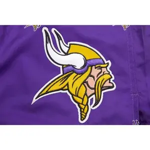 PRO STANDARD Minnesota Vikings Allover Print Mini Logo Shorts