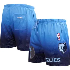 PRO STANDARD Memphis Grizzlies Ombre Mesh Shorts - Navy