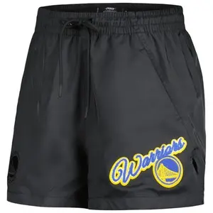 PRO STANDARD Golden State Warriors Script Woven Shorts