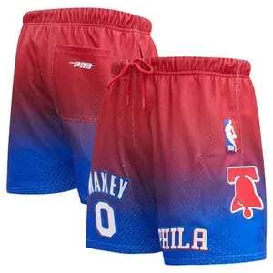 PRO STANDARD Philadelphia 76ers Tyrese Maxey Ombre Name & Number Shorts - Royal