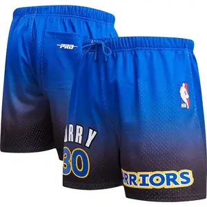 PRO STANDARD Stephen Curry Golden State Warriors Name And Number Shorts - Royal