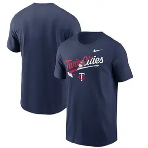 Nike Minnesota Twins Twin Cities Snow Hometown T-shirt - Navy