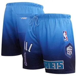 PRO STANDARD Lamelo Ball Charlotte Hornets Name & Number Shorts - Navy