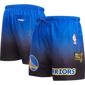 PRO STANDARD Golden State Warriors Ombre Mesh Shorts - Royal