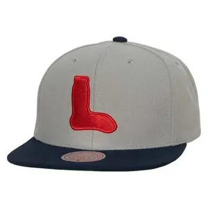 Mitchell & Ness Boston Red Sox Cooperstown Collection Snapback Hat - Gray