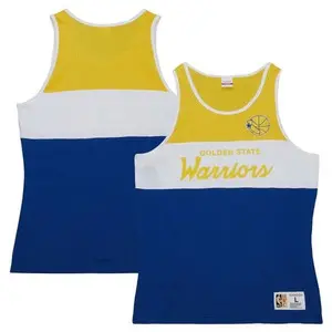 Mitchell & Ness Golden State Warriors Special Script Tank Top - Royal