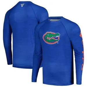 Columbia Florida Gators Pfg Terminal Tackle Omni-shade Raglan Long Sleeve T-shirt - Royal