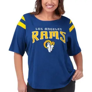 G-III 4HER BY CARL BANKS Los Angeles Rams Linebacker T-shirt - Royal