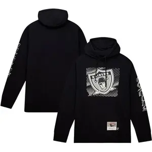 Mitchell & Ness Las Vegas Raiders Gridiron Classics Big Face 7.0 Pullover Hoodie - Black