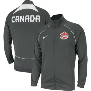 Nike Canada Soccer Anthem Raglan Full-zip Jacket - Gray