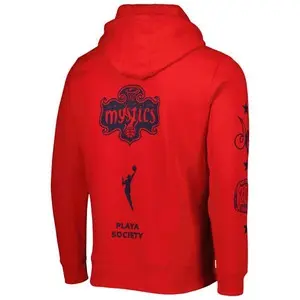 PLAYA SOCIETY Washington Mystics Legacy Logo Pullover Hoodie