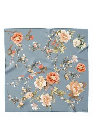 ELIZABETTA Carinasilk Bandana - Powder Blue