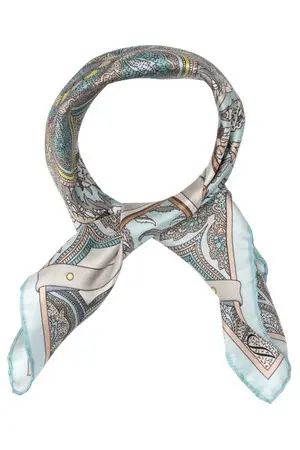 ELIZABETTA Francescasilk Bandana - Aqua