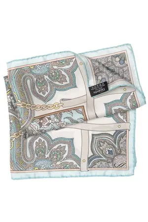 ELIZABETTA Francescasilk Bandana - Aqua