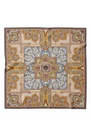 ELIZABETTA Francescasilk Bandana Chestnut Brown