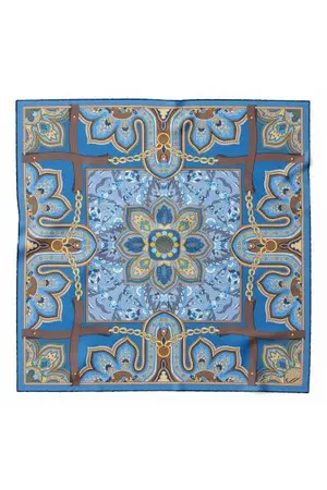 ELIZABETTA Francescasilk Bandana Ocean Blue