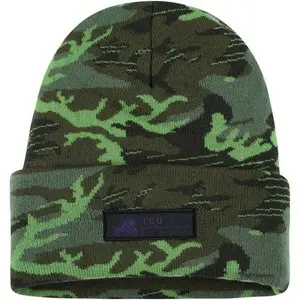Nike Tcu Horned Frogs Veterans Day Cuffed Knit Hat - Camo