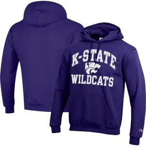 Champion Kansas State Wildcats High Motor Pullover Hoodie - Purple