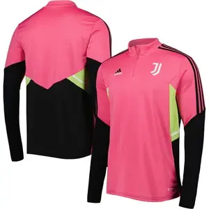 Adidas Juventus Training Aeroready Quarter-zip Top - Pink