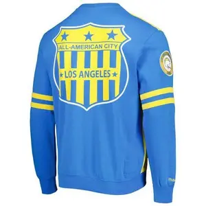 Mitchell & Ness Los Angeles Chargers All Over 2.0 Pullover Sweatshirt