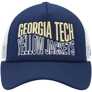 Adidas Georgia Tech Yellow Jackets Wave Foam Trucker Snapback Hat