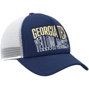 Adidas Georgia Tech Yellow Jackets Wave Foam Trucker Snapback Hat