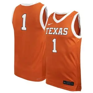 Nike Texas Orange Texas Longhorns Replica Basketball Jersey - Burnt Orange