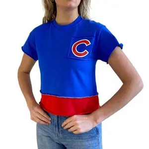 REFRIED APPAREL Chicago Cubs Cropped T-shirt