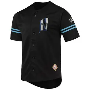 STITCHES Homestead Grays Button-down Jersey